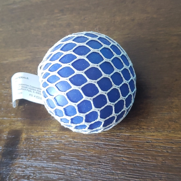 Toys | Mesh Blue Stress Ball | Poshmark